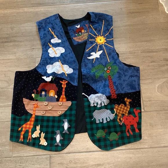 Handmade | Jackets & Coats | Vintage Very Detailed Noahs Ark Handmade ...